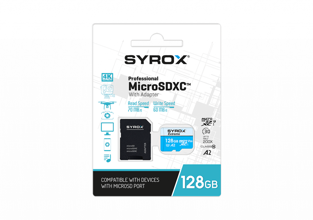 MC128 128GB Micro Sd Memory Card | Syrox