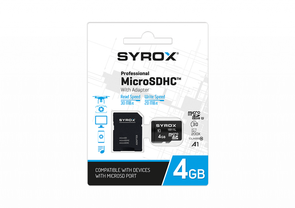 MC4 4GB Micro Sd Memory Card | Syrox
